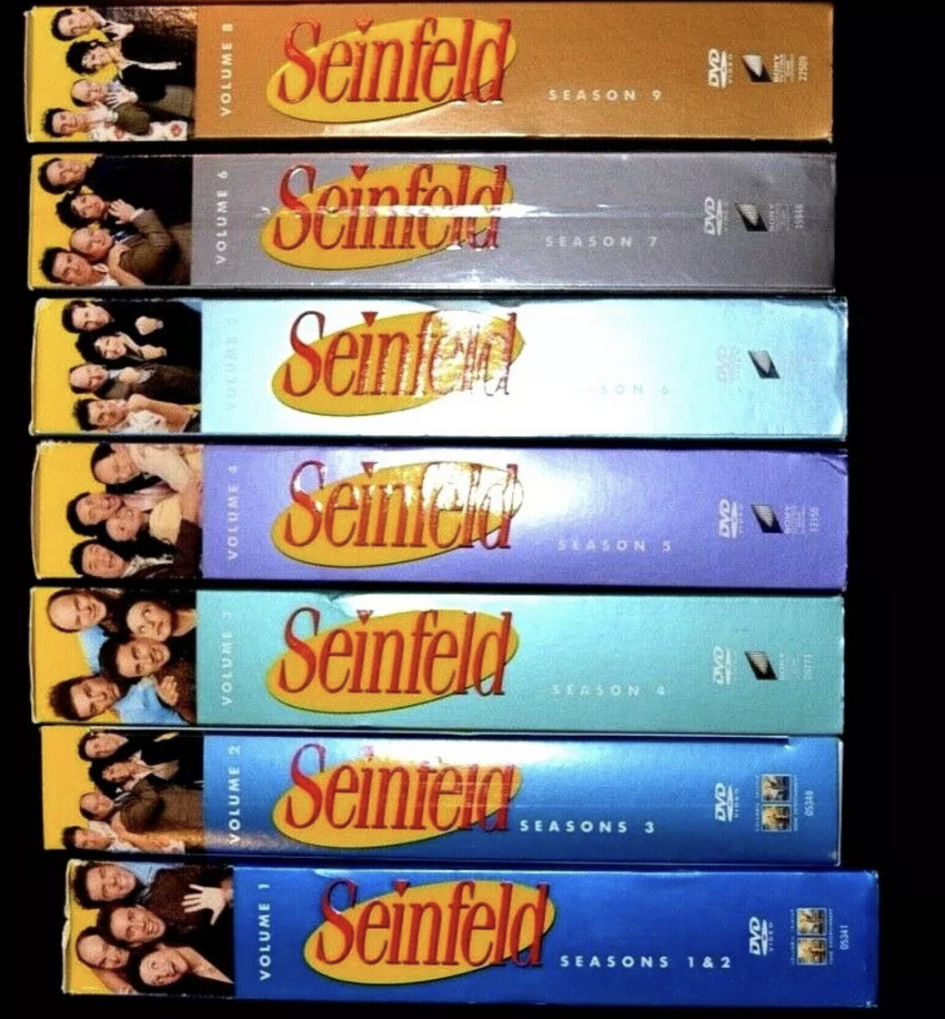 Seinfeld DVD set - Seasons 1 2 3 4 5 6 7 9 - NEAR MINT or BETTER ...