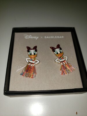 DISNEY HULA DAISY Baublebar earrings- NEW STOCK multicolor dancing ...