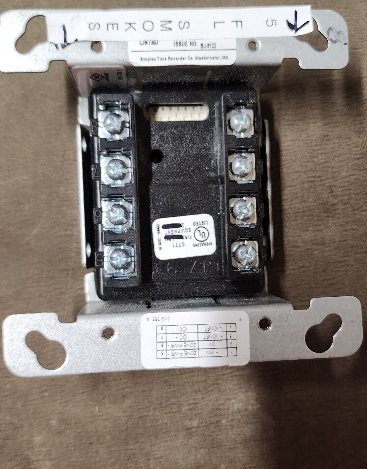 SIMPLEX 4090-9101 ADDRESSABLE ZONE ADAPTER MODULE | eBay