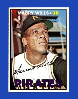 1967 Topps Set-Break #570 Maury Wills NR-MINT *GMCARDS* | eBay