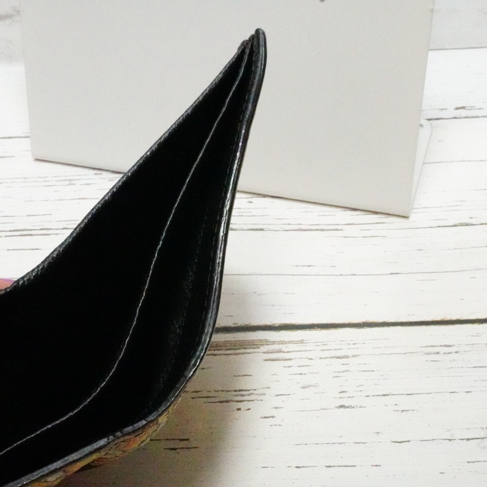 Versace Medusa Head Bifold Wallet Leather Black Baroque Pattern Men ...