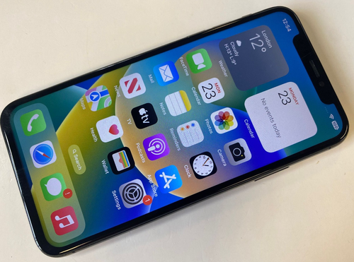 Apple iPhone X A1865 Smartphone Mobile UNLOCKED 64GB IOS 16 NEW BATTERY ...