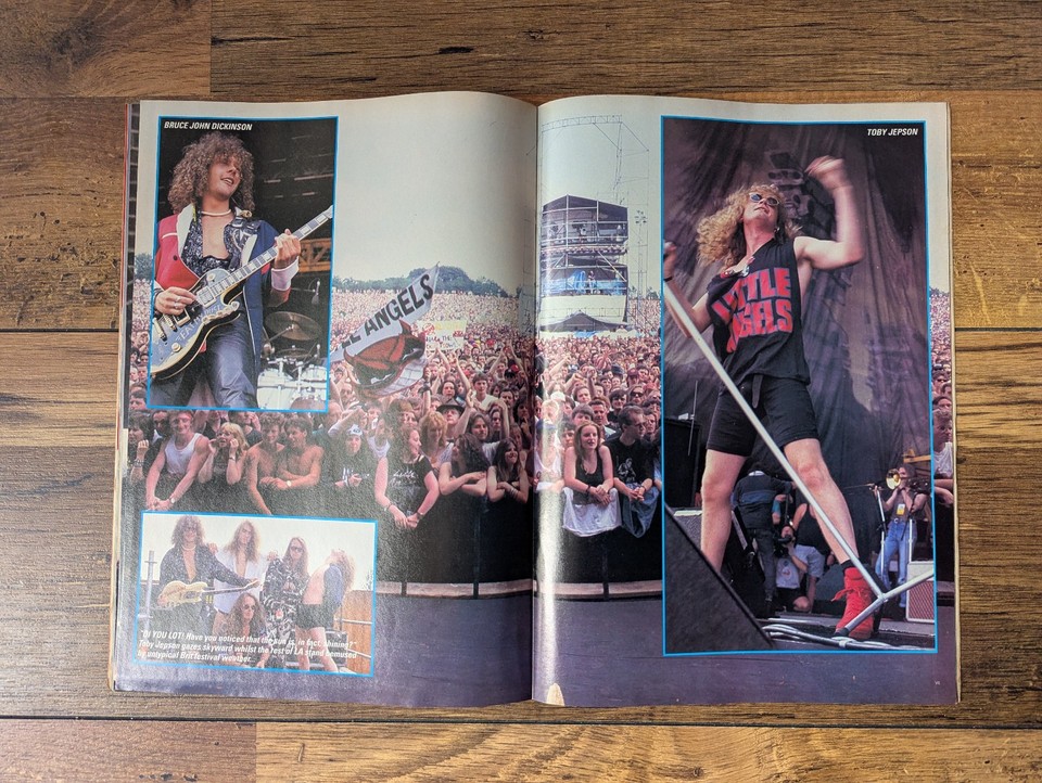 Kerrang! 350 Faith No More, Sebastian Bach/Jon Bon Jovi Giant Poster, L ...