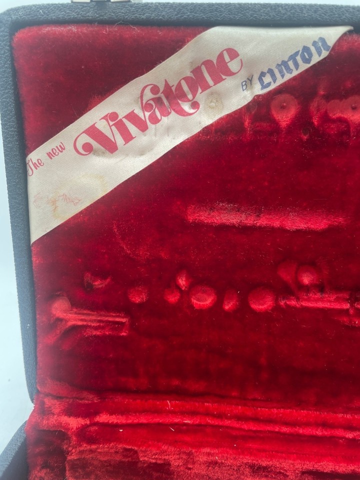 Vintage Vivatone Linton Oboe Original Red Velvet Lined Hard Case ...
