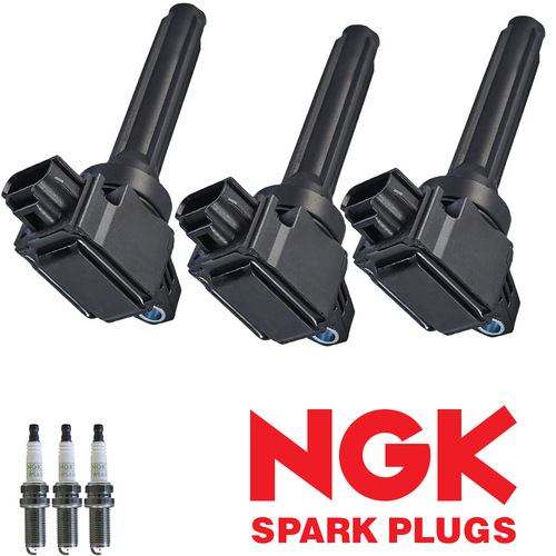 Ignition Coil & NGK Platinum Spark Plug For 2014-2018 Mitsubishi Mirage ...