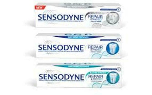(Pack of 3) 70gm Sensodyne Toothpaste Repair & Protectwith Novamin New ...