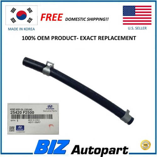 GENUINE !!OIL COOLING HOSE RIGHT FOR 17-21 ELANTRA VELOSTER FORTE OE ...