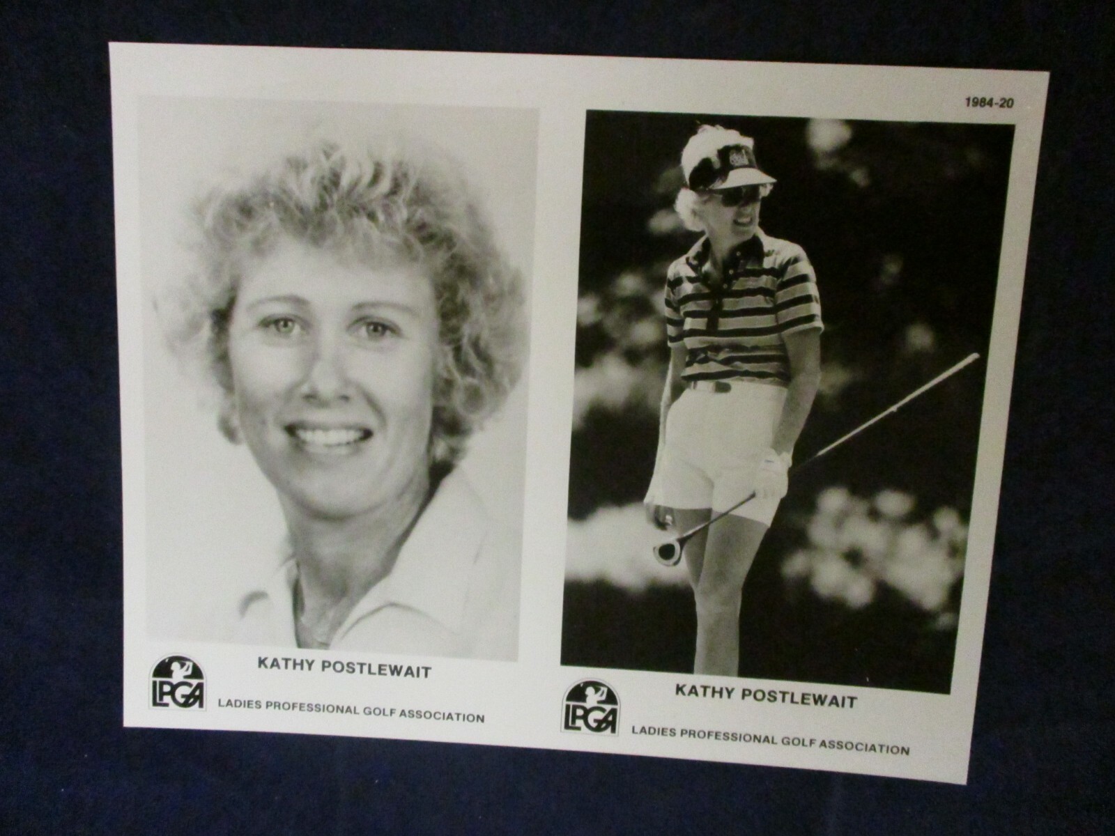 Vintage LPGA golfer Kathy Postlewait on/off course Glossy Press Photo ...