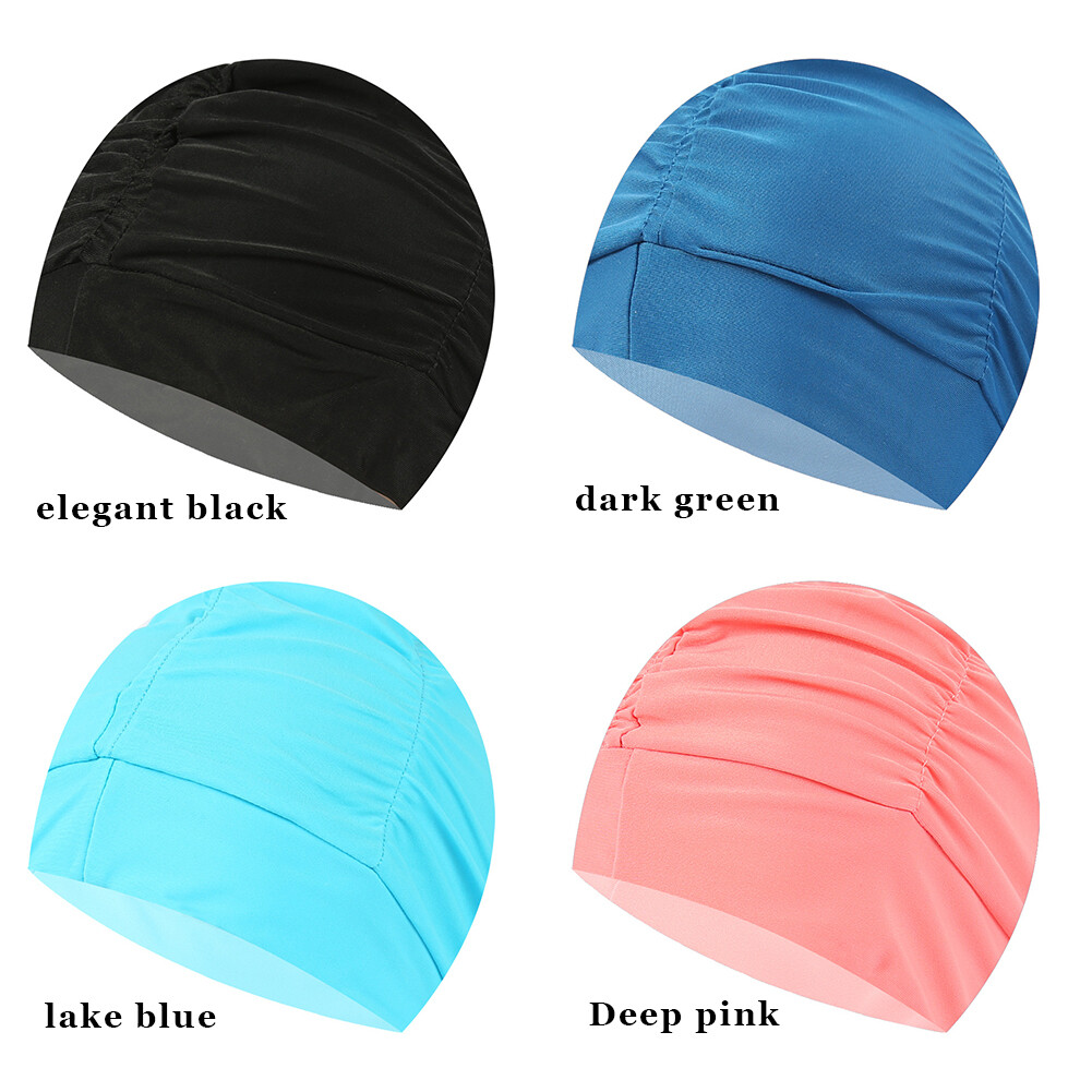 SPA Swimming Caps for Adults Women Men Soft Elastic Sports Summer Pool ...
