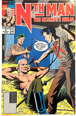 NTH MAN THE ULTIMATE NINJA #5 CVR A 1989 MARVEL COMICS NM- | eBay