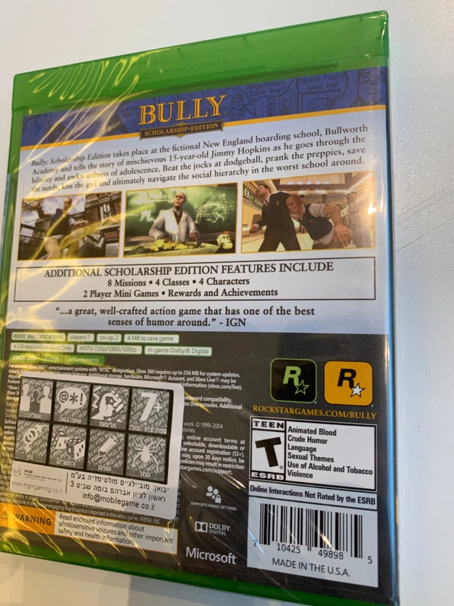 Bully 2 Ps4