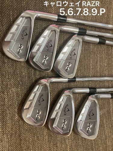Callaway RAZR X Forged Iron Set 6pcs 5-Pw DG S300 Flex S Golf Japan | eBay
