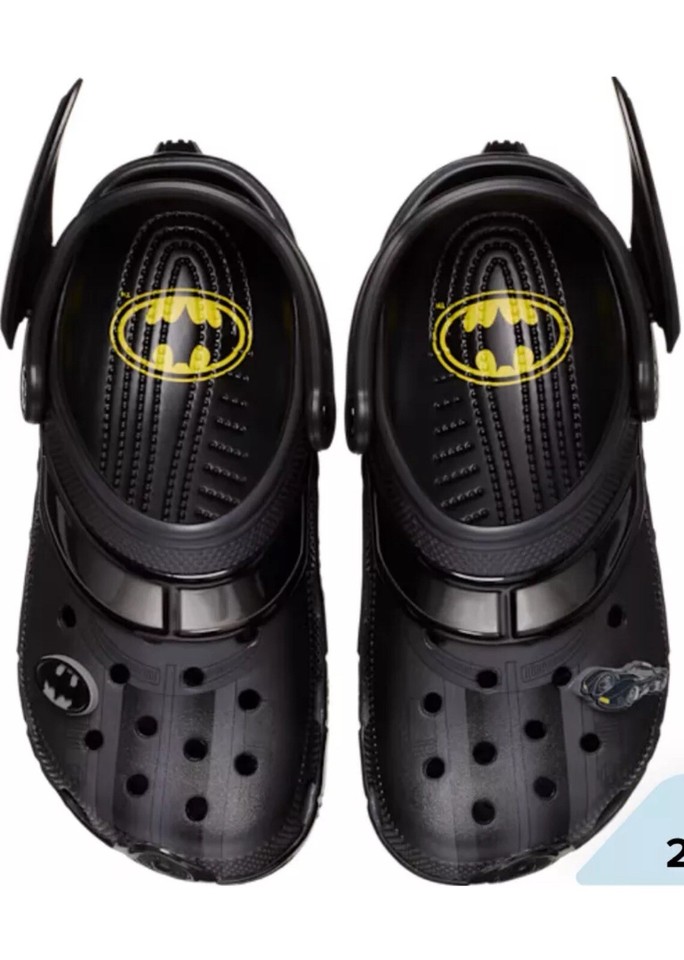 Crocs x Batman Batmobile Classic Clogs Bat Mobile Men's 6 Women's 8 In ...