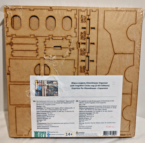 TowerRex: Storage Organizer Insert for Gloomhaven + Expansion Forgotten Circle | eBay