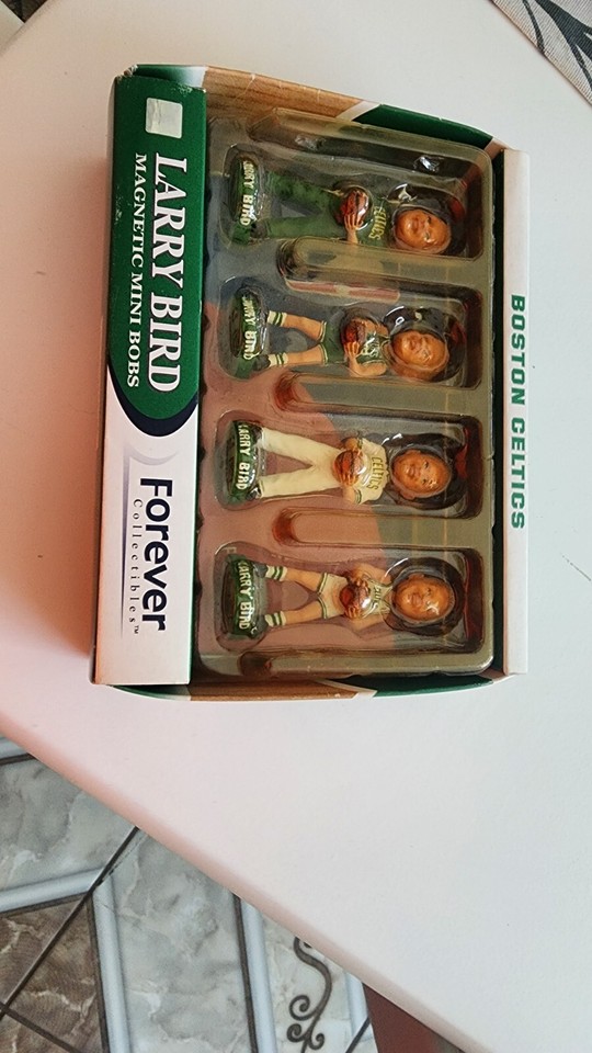 Boston Celtics Larry Bird 4 pack mini bobblehead rare nba Foco | eBay