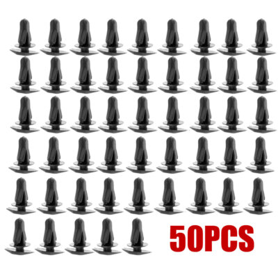 50x Car Sealing Strip Clips Plastic Fixed Fasteners Door Window Rivets ...