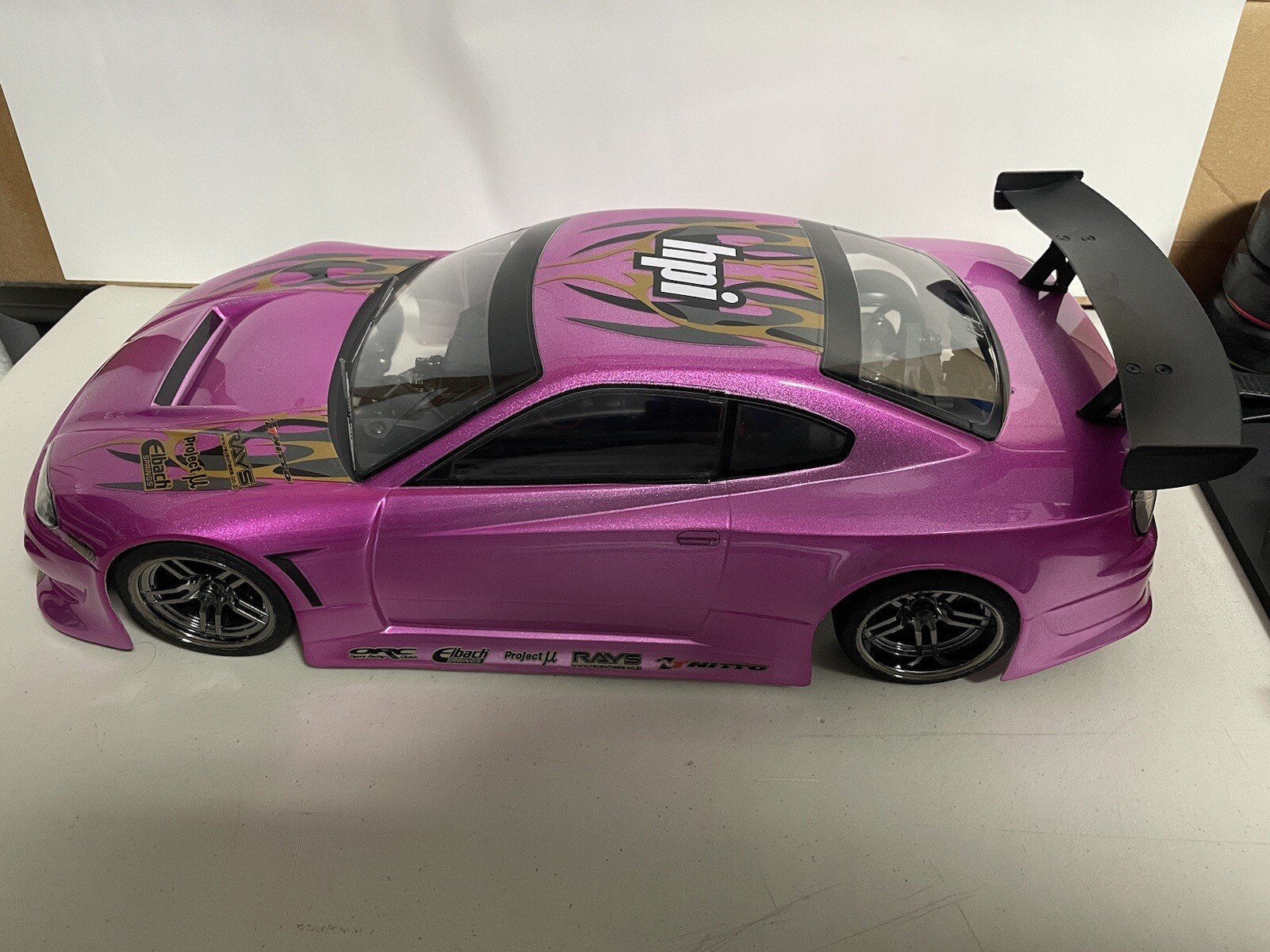 TRAXXAS 4TEC 2.0 VXL BRUSHLESS RTR W/ NISSAN SILVIA BODY S15 CUSTOM ...