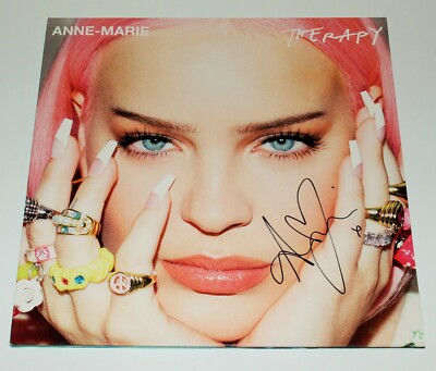 ANNE-MARIE SIGNED 'THERAPY' ALBUM VINYL RECORD LP w/COA SPEAK YOUR MIND ...