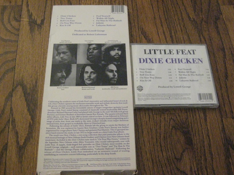 Little Feat Dixie Chicken Longbox and Original cd Rare! | eBay