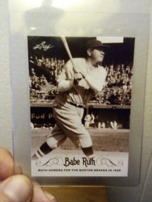 2016 leaf babe ruth collection card #80... Near Mint Or Better | eBay