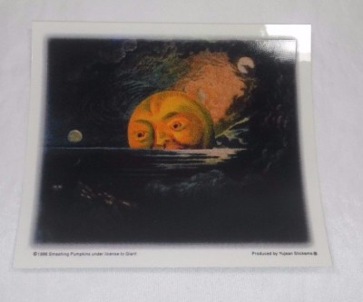 Lot of 4 Smashing Pumpkins stickers - 5" vinyl stickers - Cheap! NEW ...