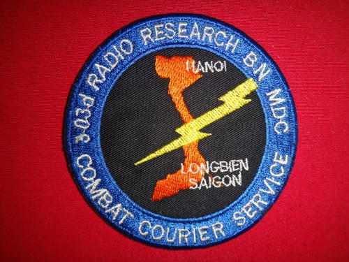 Vietnam War Patch US 303rd RADIO RESEARCH Battalion MDC COMBAT COURIER ...