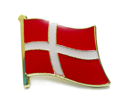 Denmark National Flag Metal Lapel Pin Flag Pin | eBay