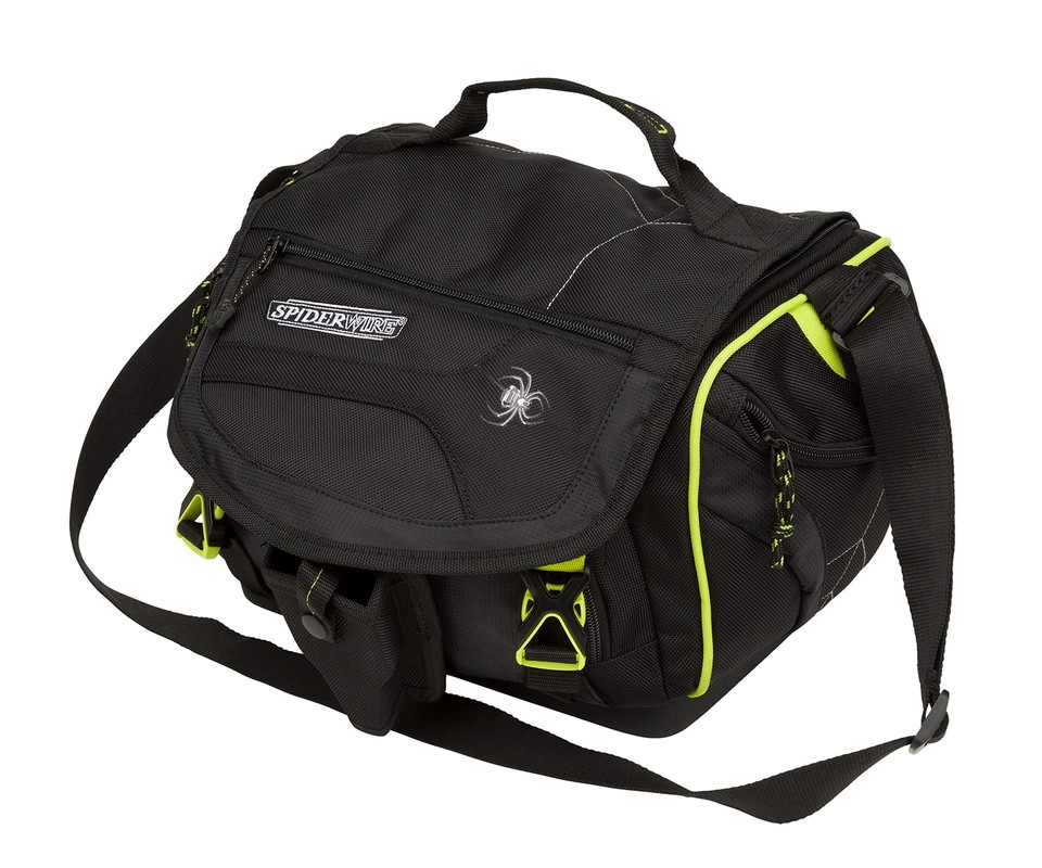 Spiderwire Orb Spider Fishing Tackle Bag, 15.7-Liter, Black ...
