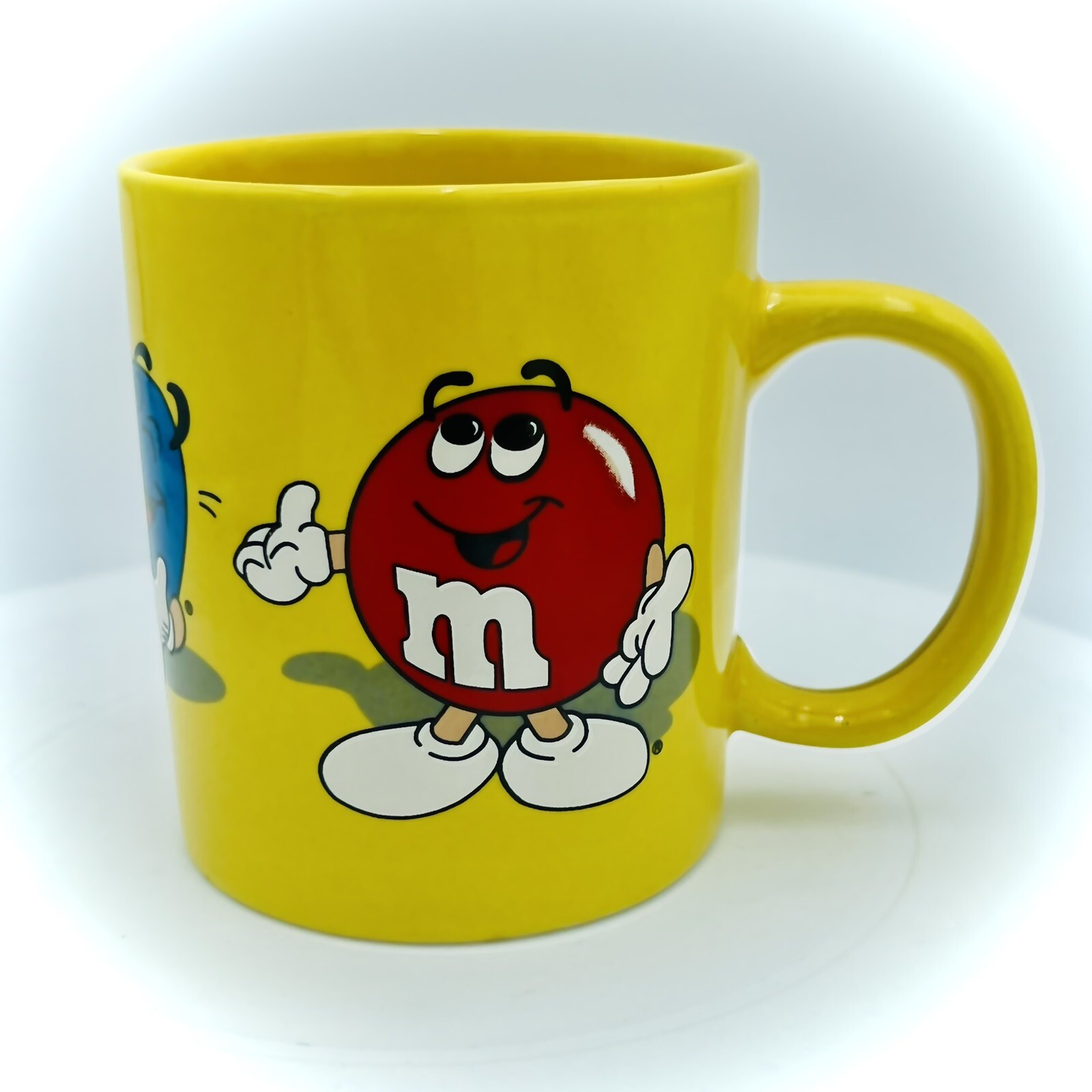 VTG Yellow 1996 M&M Coffee Mug Collectible Orig. Green Blue Red ...