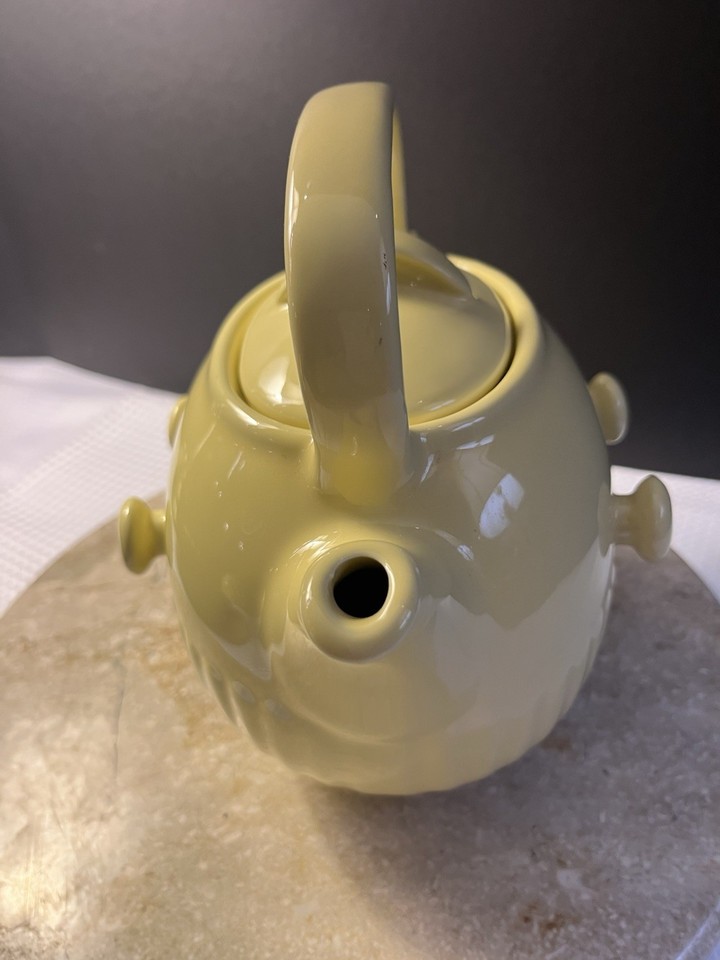 Vintage Hall Double Spout Yellow Tip Pot Foreman Family Excellent ...
