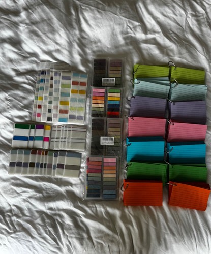Mega Bundle of Colorful Flashcard & Index Tab Lot - FREE SHIPPING | eBay