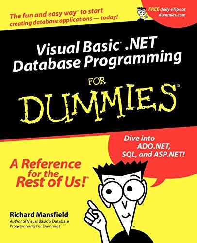 Visual BASIC.NET Database For Dummies, Richard Mansfield | eBay