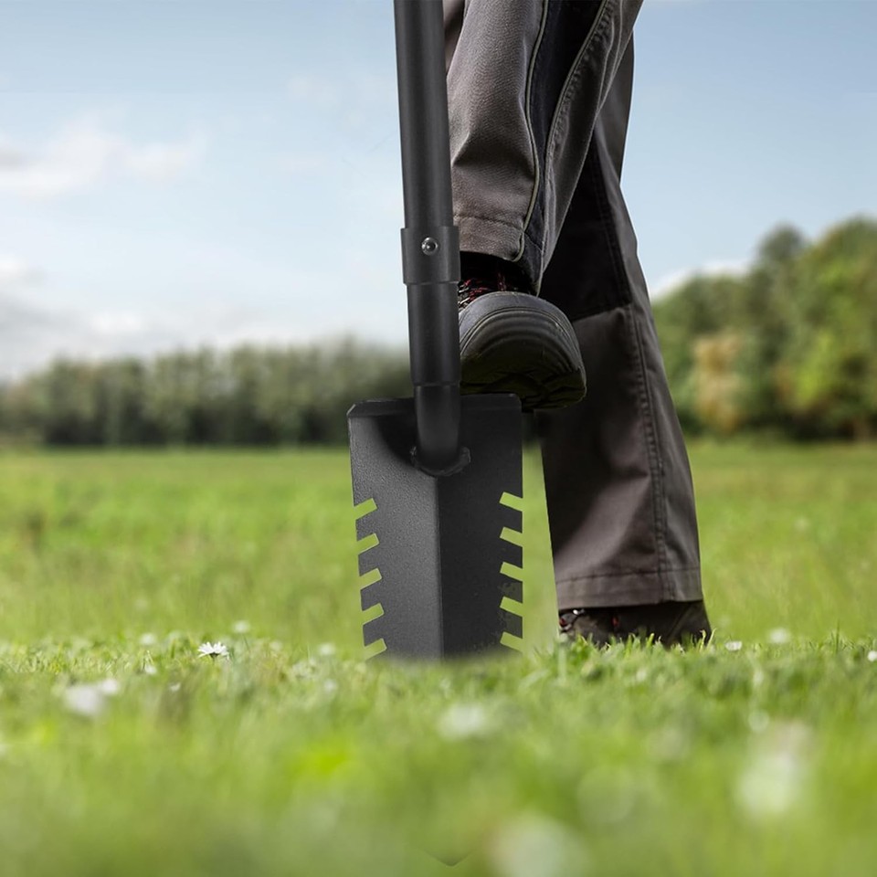 40" Metal Detecting Shovel Digging Tool, T-Handle Metal Detector ...