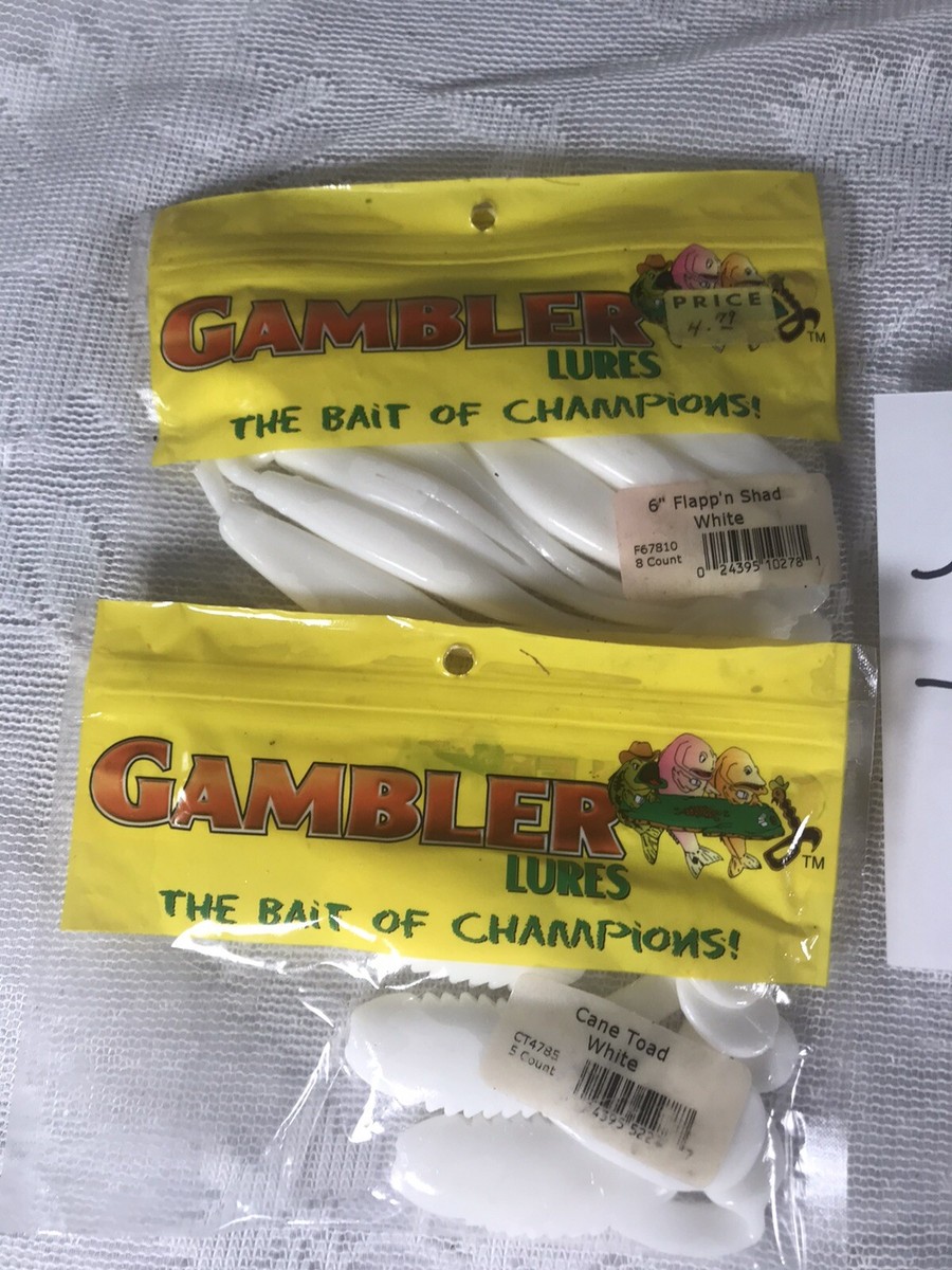 Gambler Lures Logo Gambler Lures Flapp'n Shad 6" – Waterloo Rods