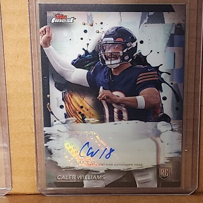 Caleb Williams 2024 Topps Finest Rookie Autograph Chicago Bears | eBay
