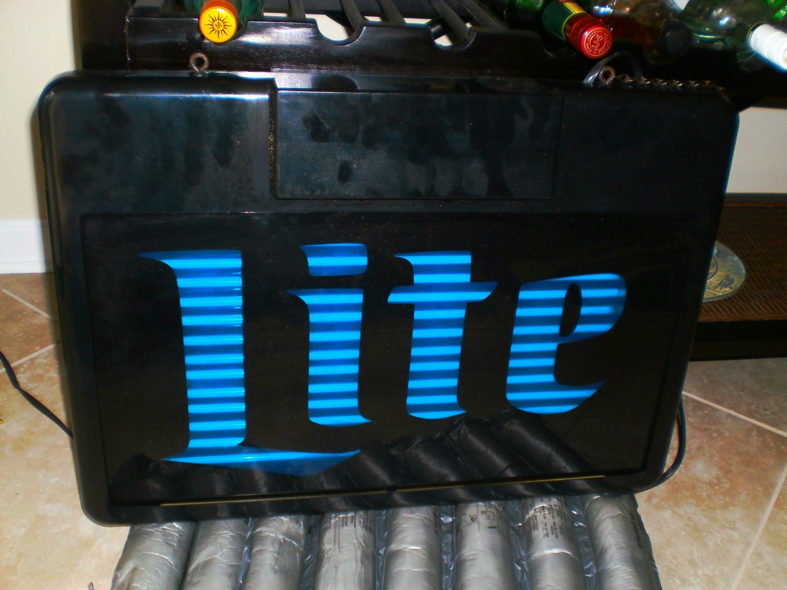 Miller Lite Neon Sign / Very Rare Blue Neons Light | eBay