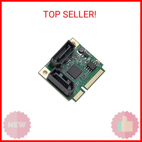 Mini PCIe SATA III 2-Port RAID Adapter Card for IPFS Mining ...