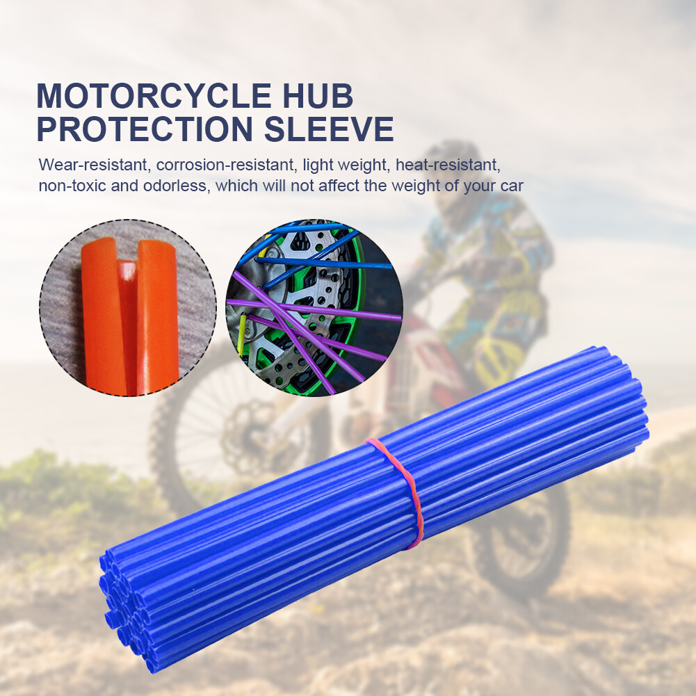 Guard Protector ABS Wheel Rim Skin Cover Universal for Motorcycle (Dark ...