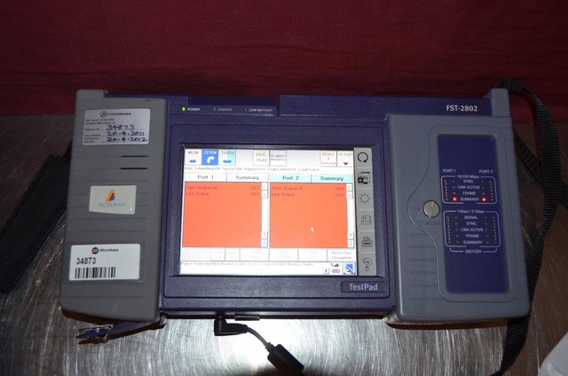 JDSU Acterna FST-2000 TestPad Analyzer V6 & FIREBERD 8000 w/ Options ...