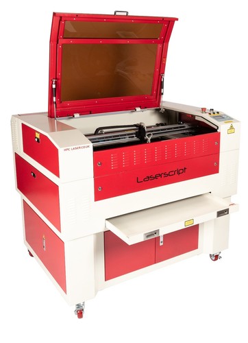 HPC LASER LS6090 80W CO2 LASER CUTTER ENGRAVING & CUTTING MACHINE ...
