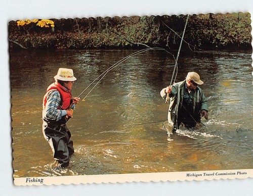 Postcard Fishing, Michigan | eBay