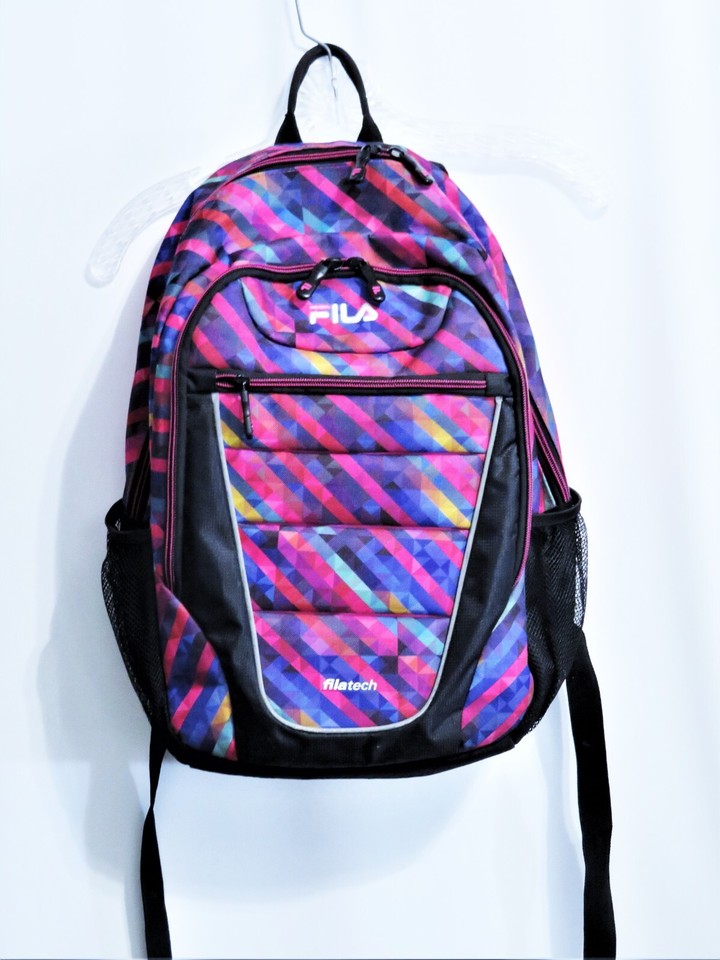 Fila Filatech ARGUS III Laptop Backpack Digital Stripe Padded ...