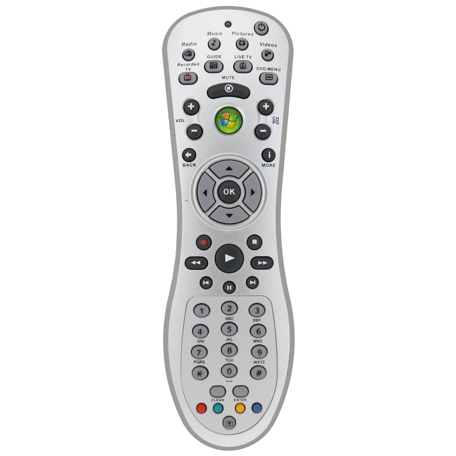 Windows TSHA-IR01 Vista Media Center Remote Control- No Recevicer ...