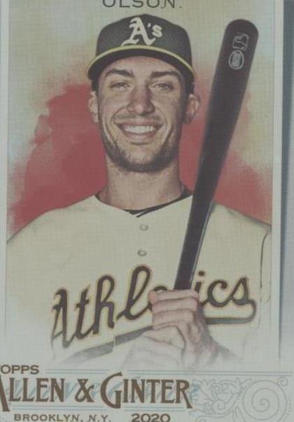2020 Topps Allen & Ginter's - Matt Olson #230 Silver Portrait for sale ...