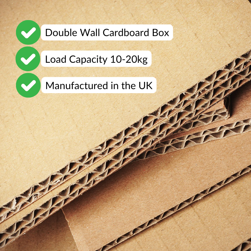 10 Boxes Cardboards Double Wall 24 x 18 x 18 inch Double Moving Cardboard Boxes | eBay UK