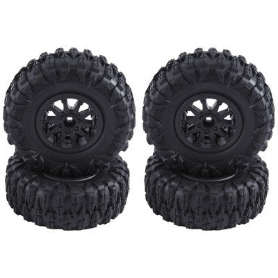 4PCS 2.2 Inch Nylon Plastic Beadlock Wheel 4.72In/120mm Tire with ...