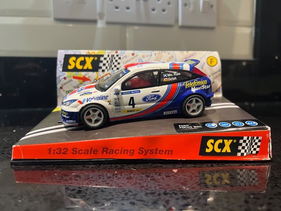 FORD FOCUS WRC Scalextric 1:32 Scale Slot Car SCX Colin McRae Grist ...