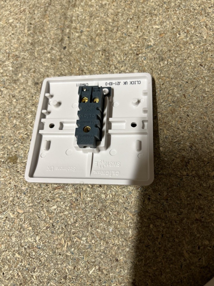 Box With 2 Double And 8 Single Light Switches clickUK White Plastic ...