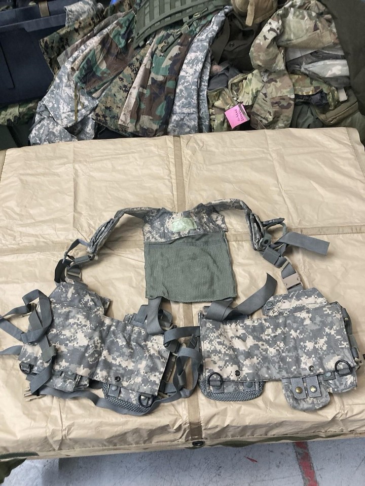 LBT 9019-A H-Harness Tactical Vest Set w/ Mag, Radio, Frag & Canteen ...