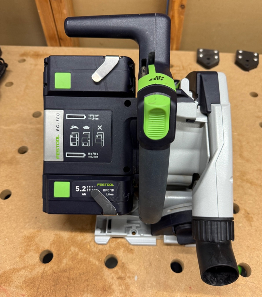 Festool TSC 55 REB-Li Cordless Track Saw, Two batteries and Charger ...